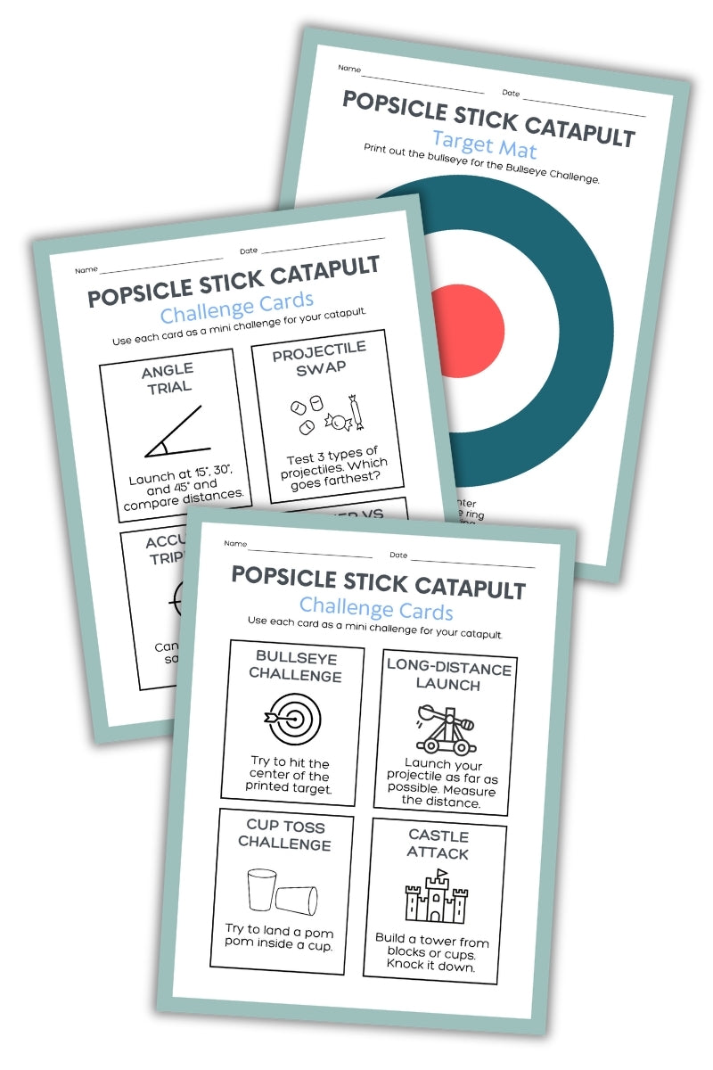 Popsicle Stick Catapult STEM Activity | Simple Machines & Engineering ...
